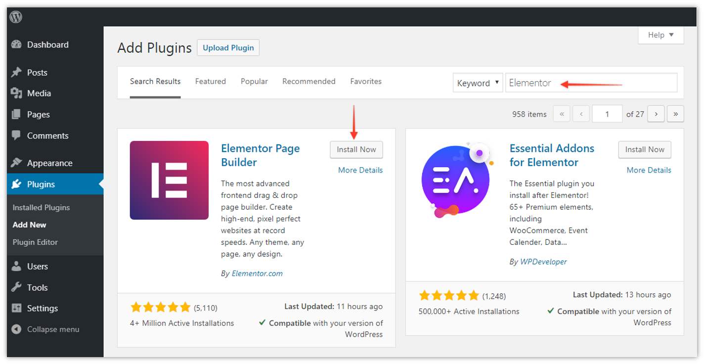 How to Use Elementor Page Builder to Build a Website